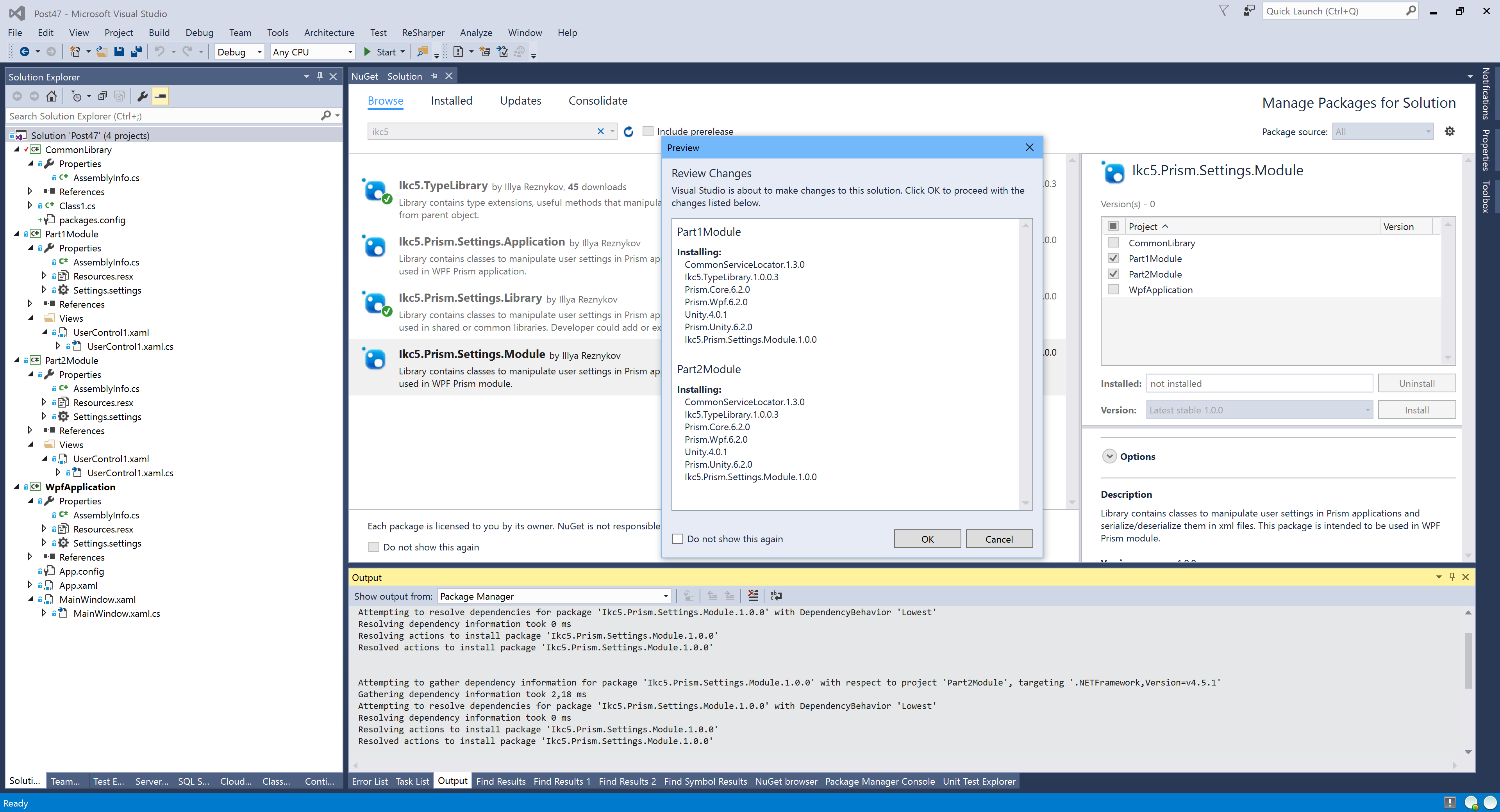 Examples of using Ikc5.Prism.Settings – I.Reznykov's blog